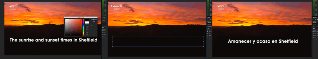 On Screen Text Localization Localization Service